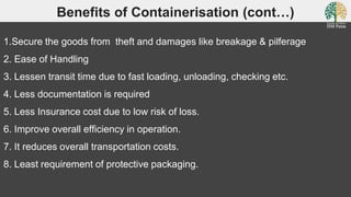 Logistics lecture-9 transportation-containerisation | PPTX