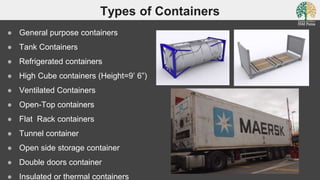 Logistics lecture-9 transportation-containerisation | PPTX