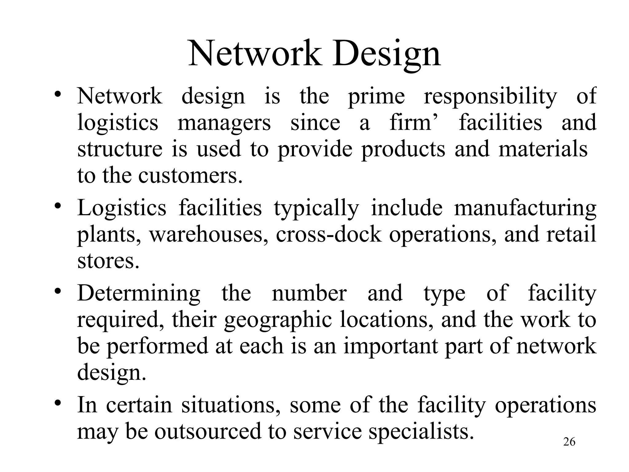 Logistics Note BMS | PPT