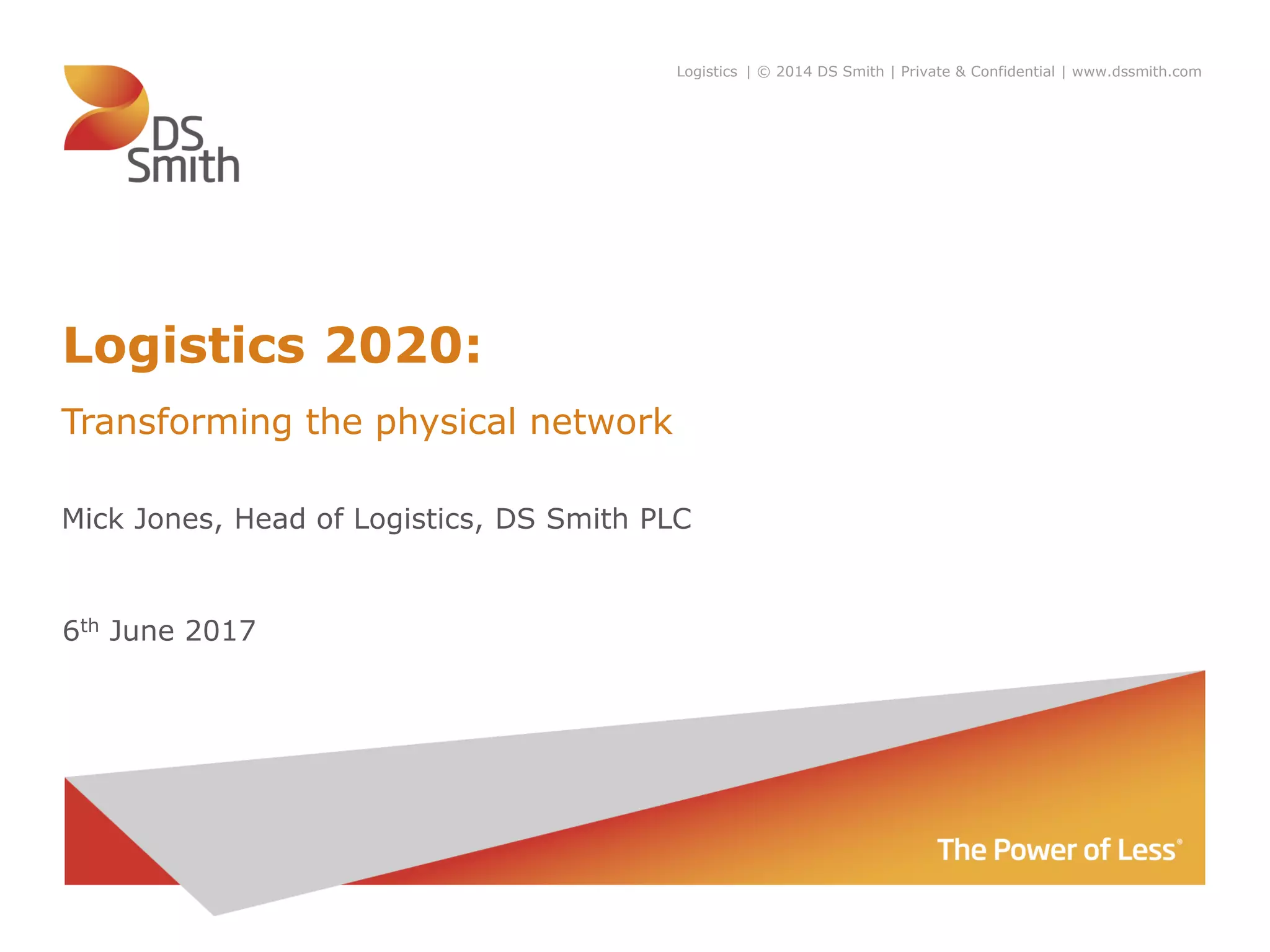 Logistics 2020 | PPT