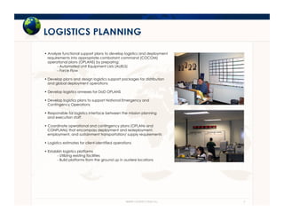 Logistics 2020 Core Capabilities Brief | PDF