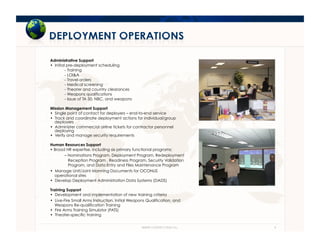 Logistics 2020 Core Capabilities Brief | PDF