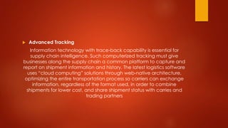 Logistics-competitive advantage | PPT