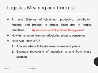 Logistics and Facility Location | PPTX