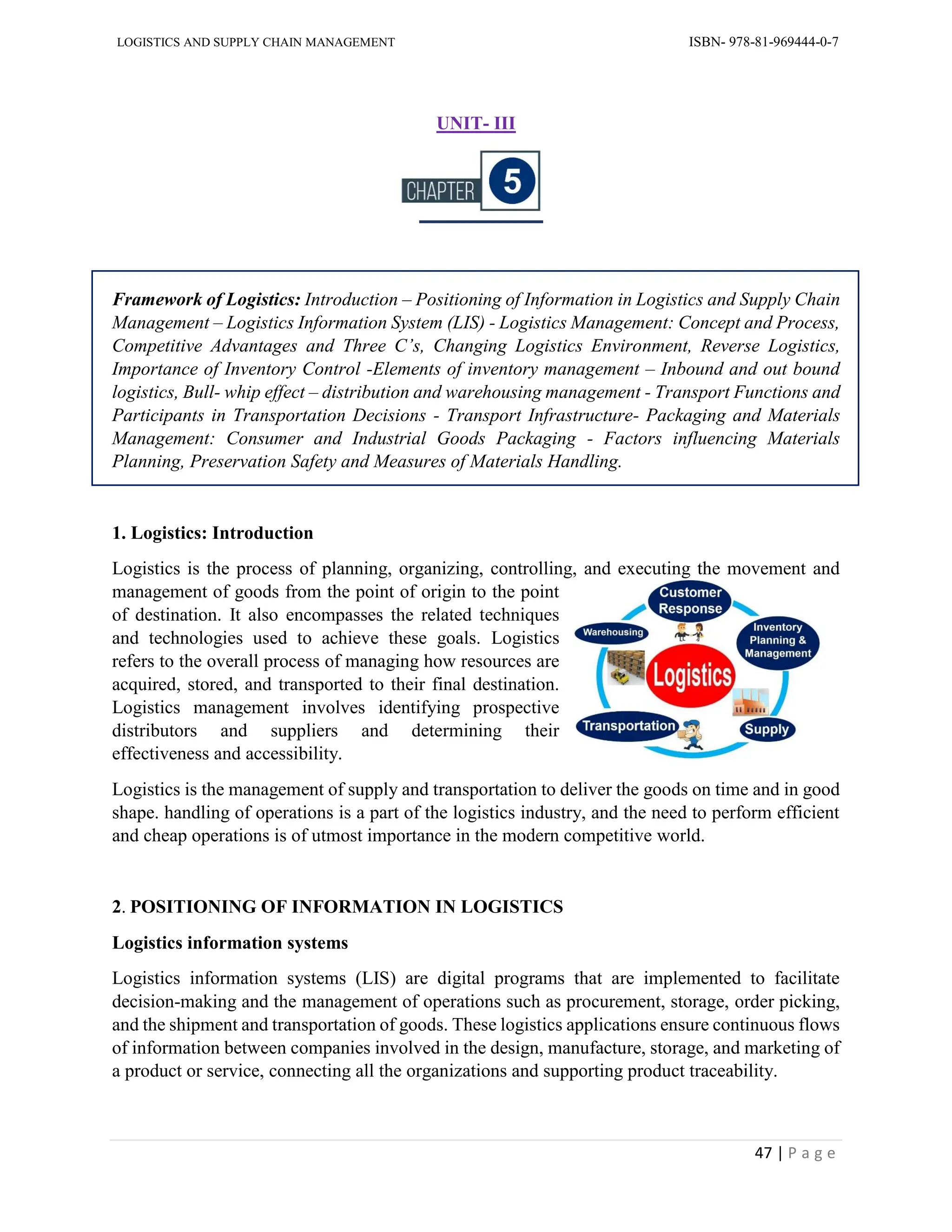 LOGISTICS AND SUPPLY CHAIN MANAGEMENT | PDF