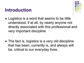 Logistics and Supply Chain Management note | PDF