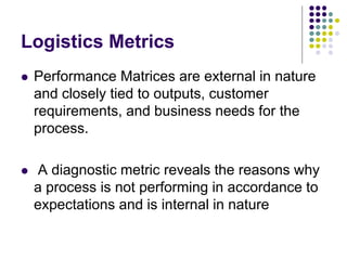 Logistics and Supply Chain Management note | PDF