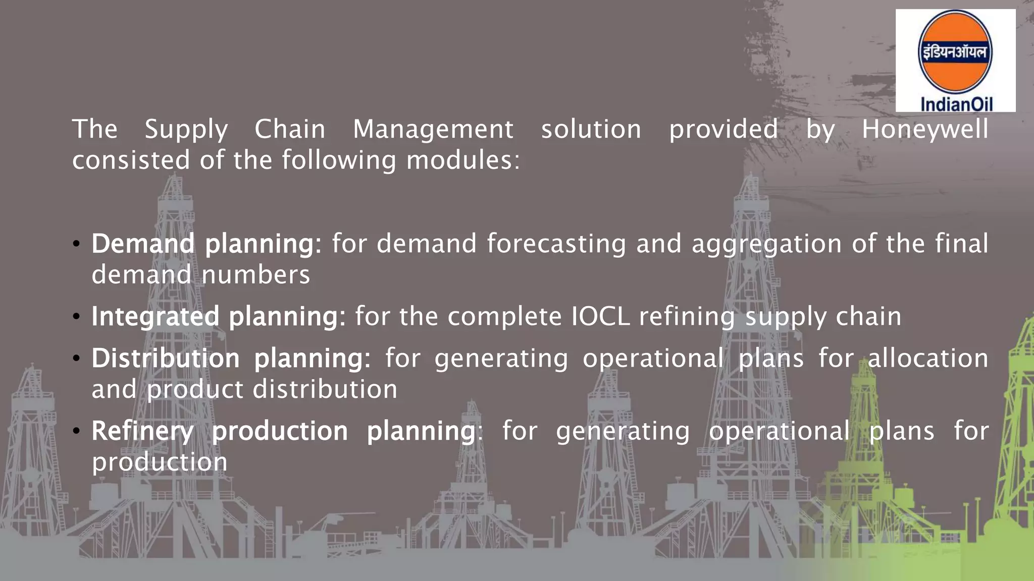 Logistics and supply chain of IOC & ONGC | PPTX