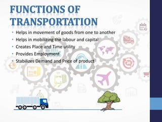 Presentation on Logistics and transportation Management, Objectives ...