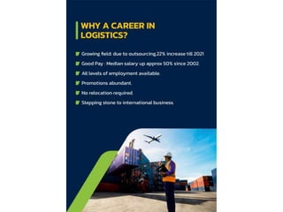 LOGISTICS BROCHURE CAREER PATH NEW.pptx1 | PPT