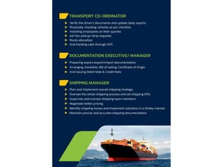LOGISTICS BROCHURE CAREER PATH NEW.pptx1 | PPT