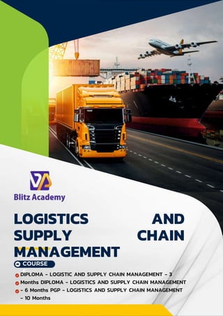 Logistics Courses in Kochi | Top Logistics Institute in Kerala | PPTX