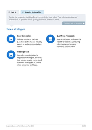 logistics business plan | PDF