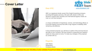 Logistics Business Proposal PowerPoint Presentation Slides | PDF