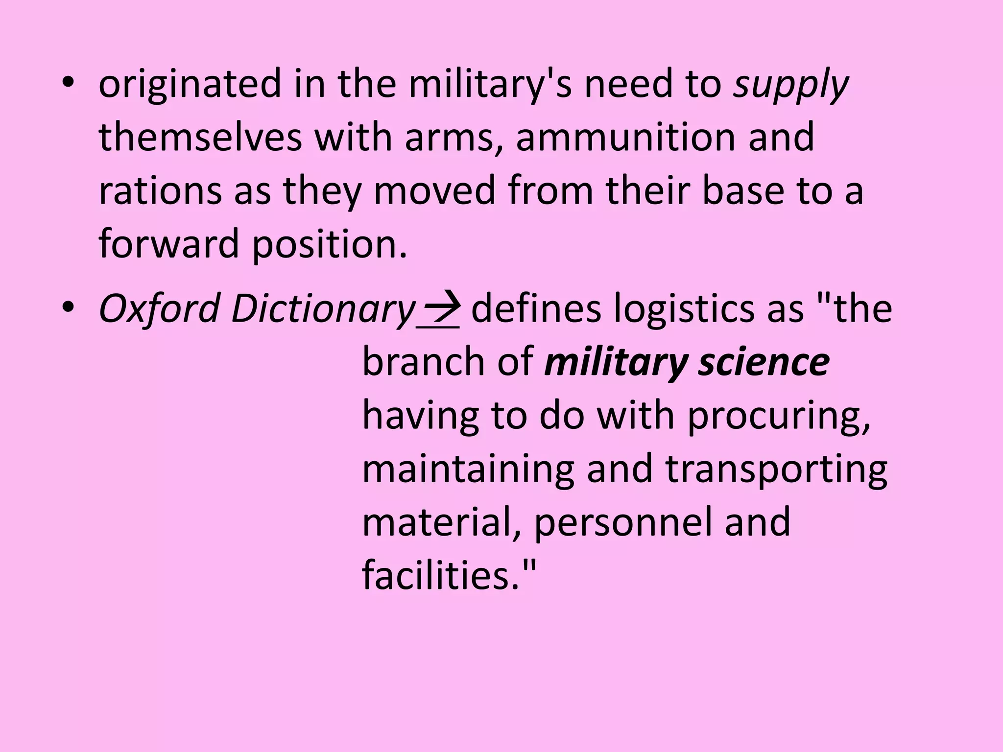 Logistics by afiq,ezzat,sudin | PPTX