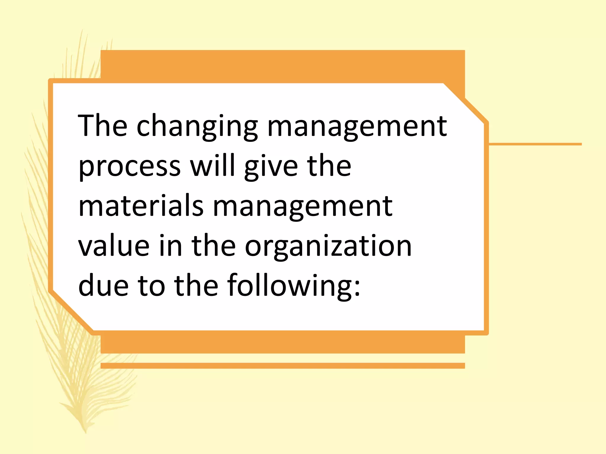 MATERIAL MANAGEMENT Concepts & FORECASTING | PPTX