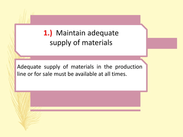 MATERIAL MANAGEMENT Concepts & FORECASTING | PPTX | Logistics | Business
