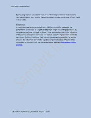 Logistics Company Boost your Freight Forwarding with these Essential ...