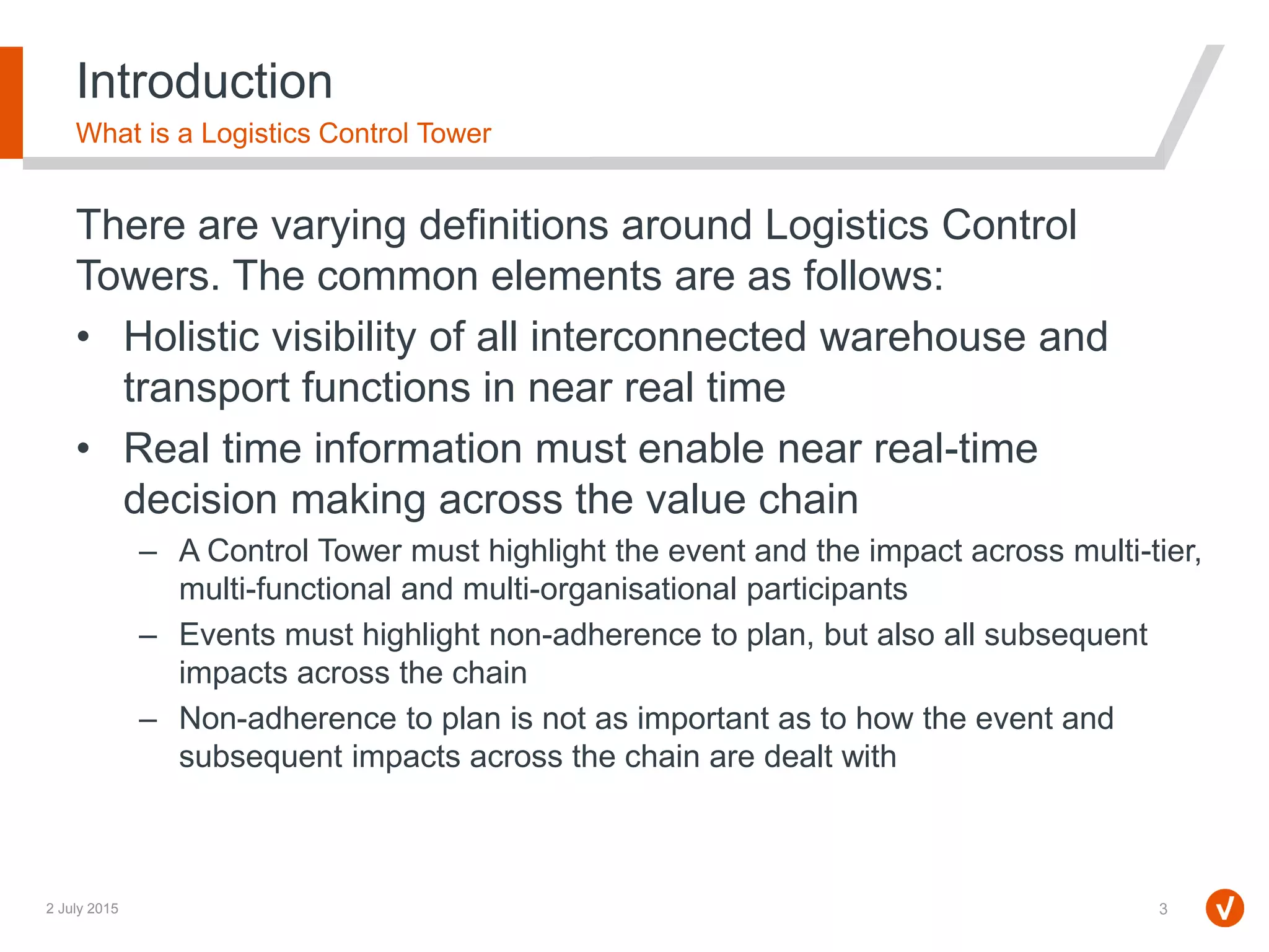 Logistics control towers | PDF