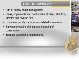 Logistics final | PPTX