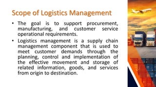 Logistics Management | PPTX