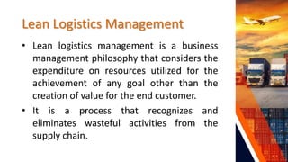 Logistics Management | PPTX