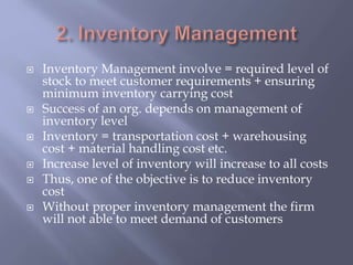 Logistics functions | PPTX
