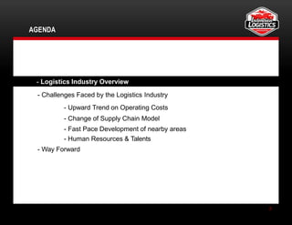 Logistics future and challenges | PPTX