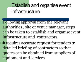 Logistics in event management | PPTX