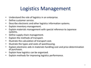 Logistics information system | PDF