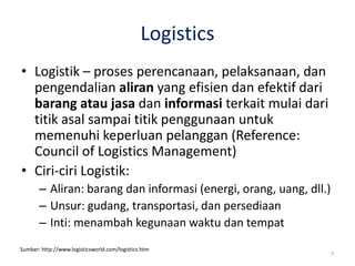 Logistics information system | PDF
