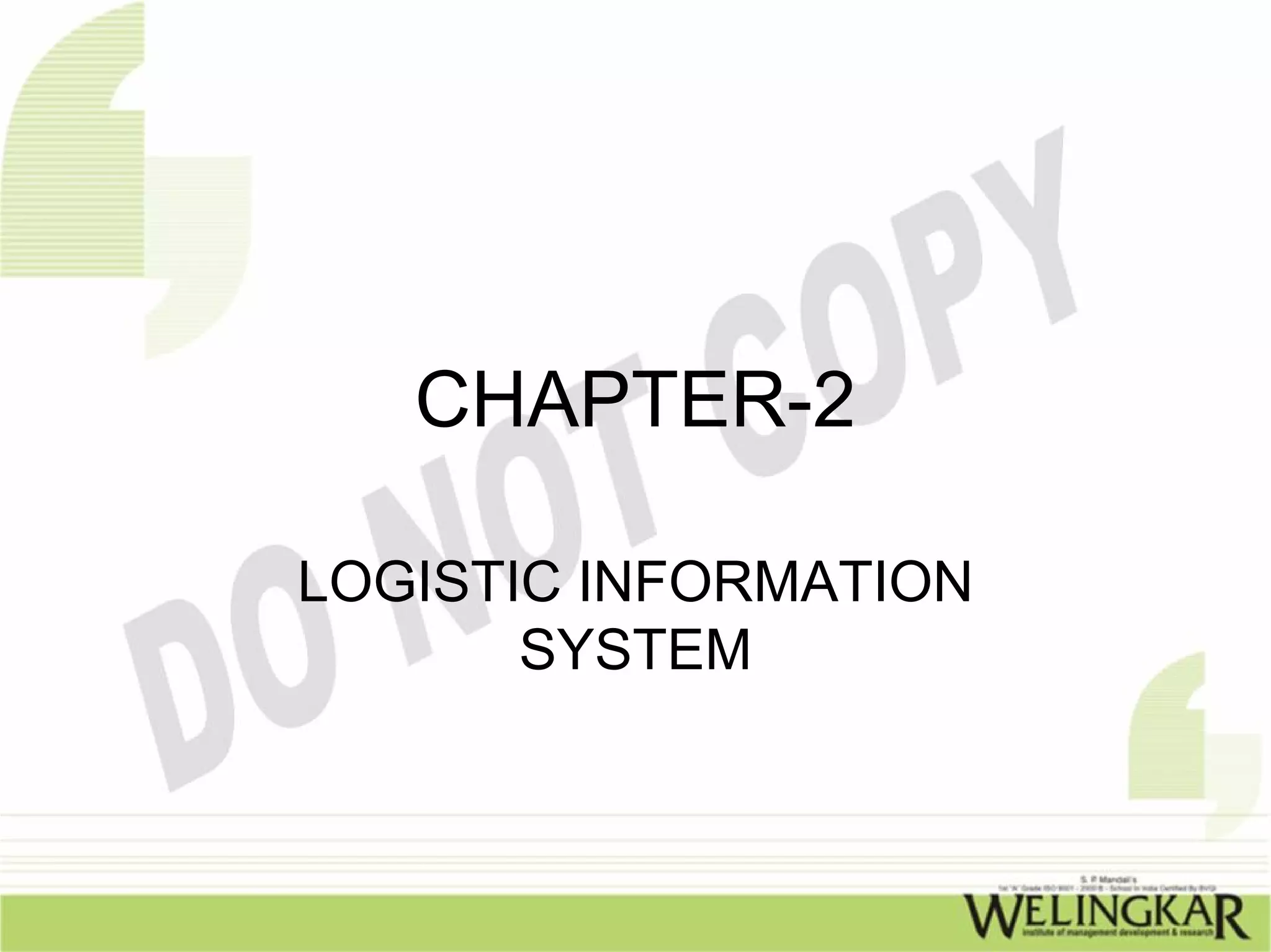Logistics Information System | PDF