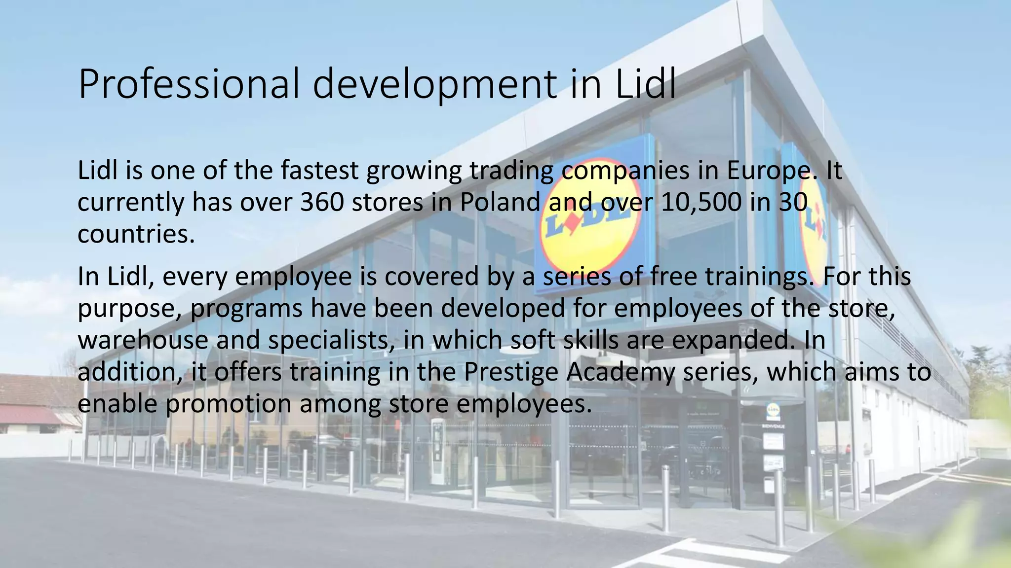 Logistics in lidl | PPTX