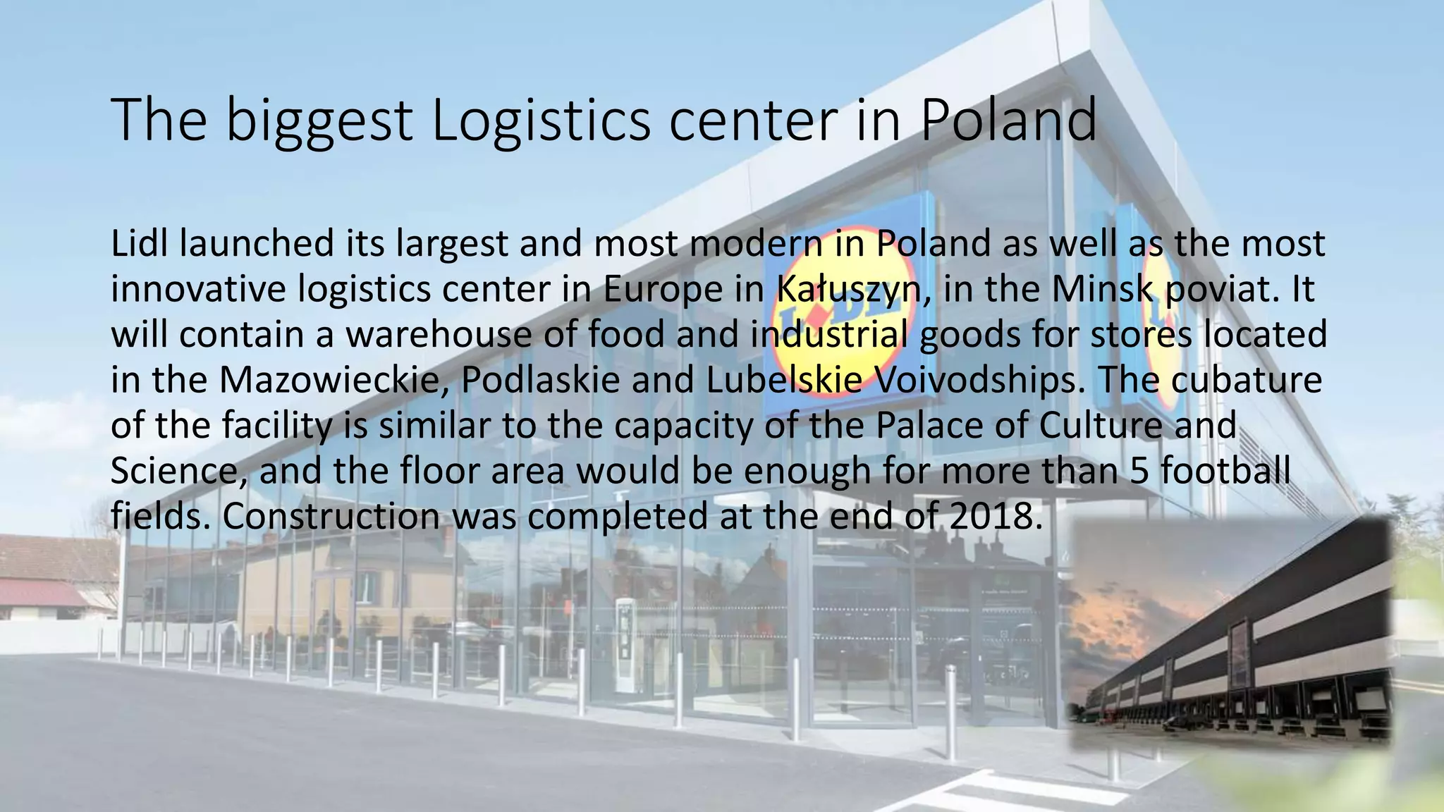 Logistics in lidl | PPTX