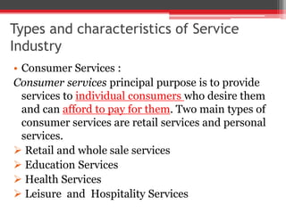 Logistics in service industry final | PPTX