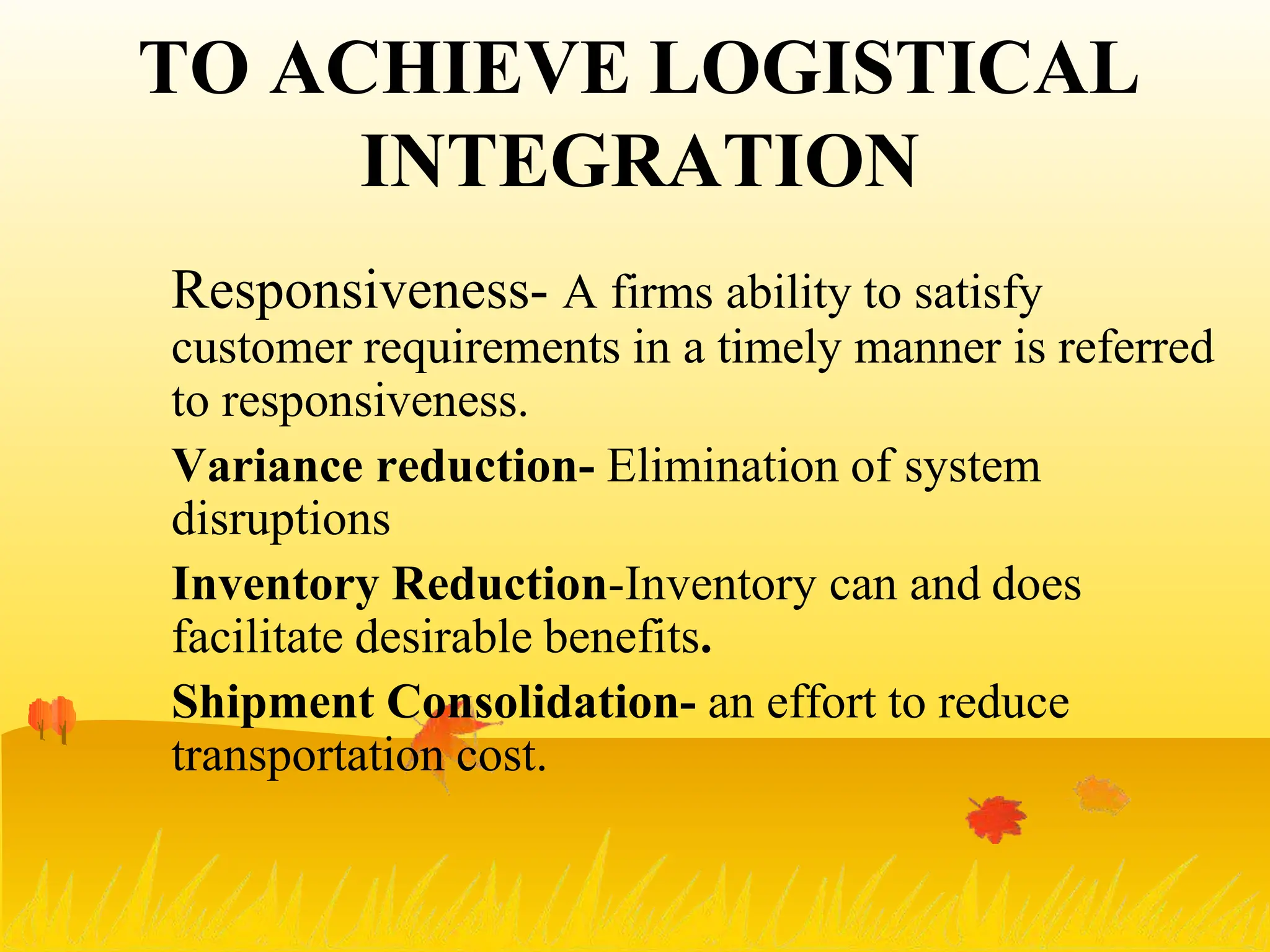 logistics integration issues and problems.pptx
