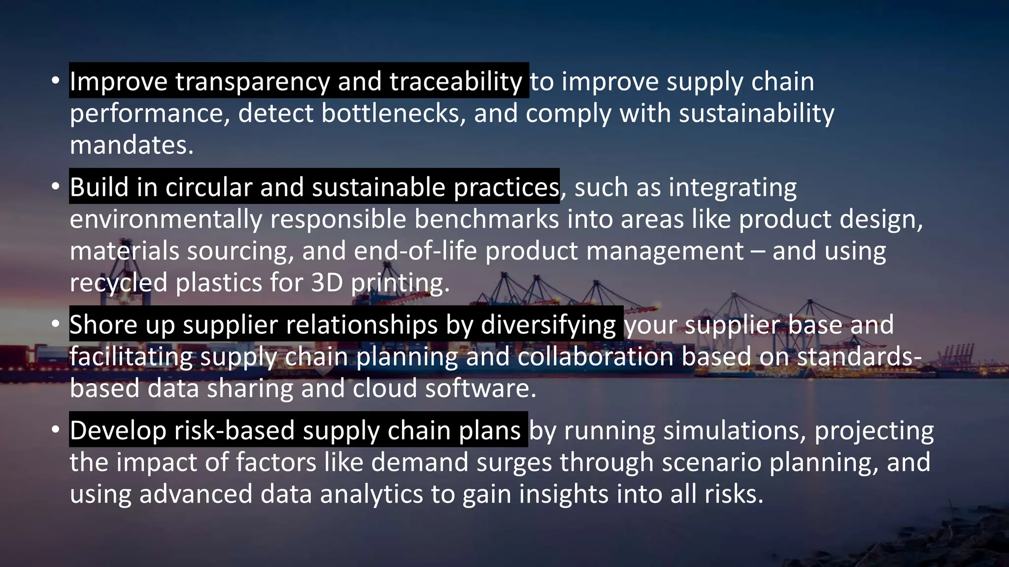 Current barriers in supply chain(logistics) | PPTX