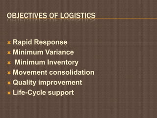 What Basically Logistics Management is all about | PPTX