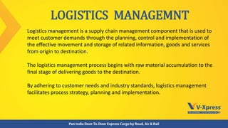 Logistics management | PPTX