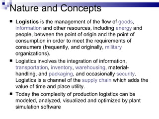 Logistics management latest | PPT