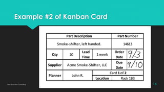 Logistics management 4 production management kanban | PDF