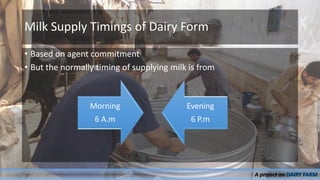 Logistics management dairy farming | PPTX