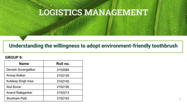 Logistics Management_Group 9.pptx