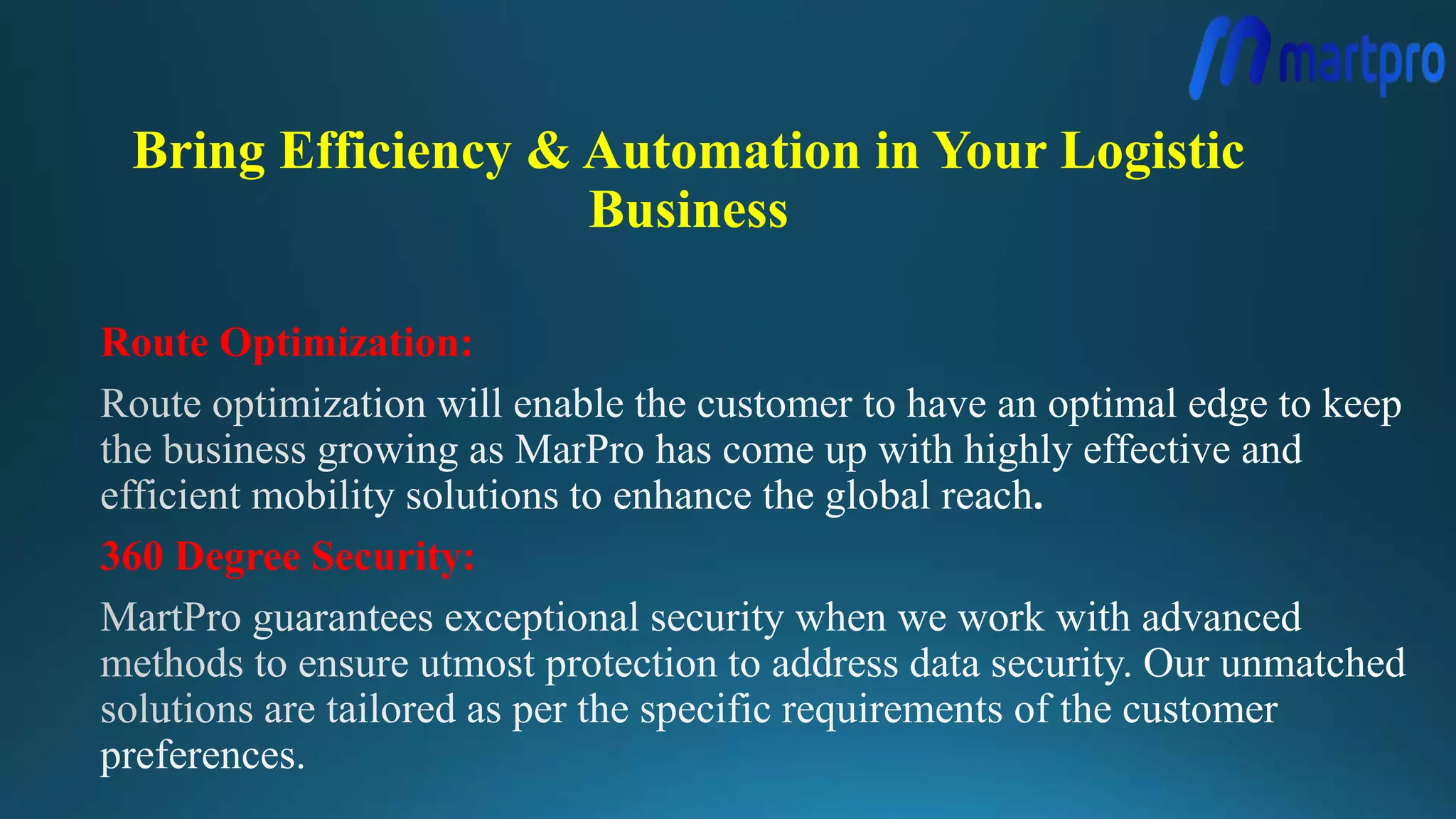 Logistics market place platform | PPTX | Computer Software and ...