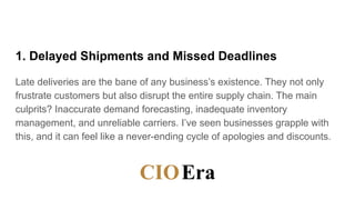 Logistics Nightmares_ How to Fix Common Supply Chain Issues.pdf