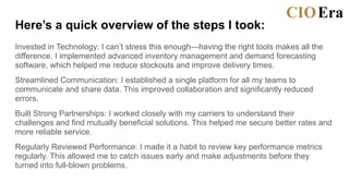 Logistics Nightmares_ How to Fix Common Supply Chain Issues.pdf
