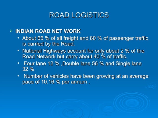 Logistics Of Iron Ore Transportation Cilt | PPT