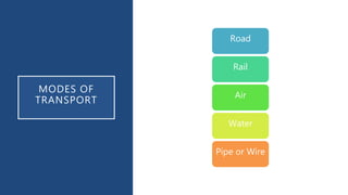 Logistics of transportation & distribution | PPTX