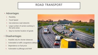 Logistics of transportation & distribution | PPTX