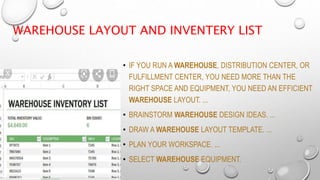 Logistics of warehousing in 1 assingment | PPTX | Logistics and ...